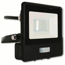 V-TAC - LED-Fluter, Bewegungsmelder VT-118S-1 (20282) eek: f, 10W, 735 lm, 6500K, schwarz