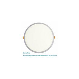 Fabrilamp - Downlight 20 w 4000 k Weiß Lejania 1 x 23 x 23 cm 1900 lm Einbau verstellbarer Schnitt 5-21 cm