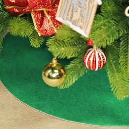 Salcar Weihnachtsbaumdecke, Weihnachtsbaum Rock Runde Form Christbaumständer, Filzteppich Decke Abdeckung für Weihnachtsbaum für Bodendekoration