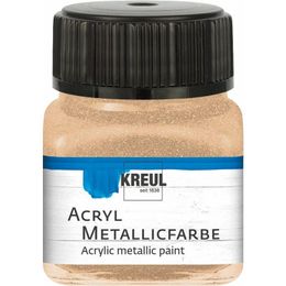 Acryl Metallicfarbe champagner 20 ml Metallicfarbe - Kreul