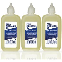 Bestlivings 4 x 100 ml Flasche Feinmechaniköl - Harzt nicht & geruchsneutral - Haushaltsöl Universalöl Nähmaschinenöl - Ideal für feinmechanische Komponenten