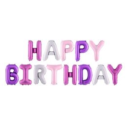 partydeco Luftballon, Happy Birthday Buchstaben