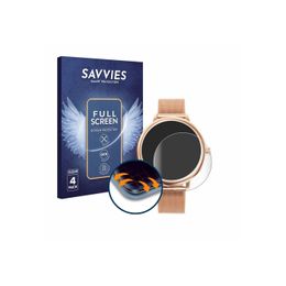 Savvies Full-Cover Schutzfolie für Naixues Women's Smartwatch 1.08" (39mm)