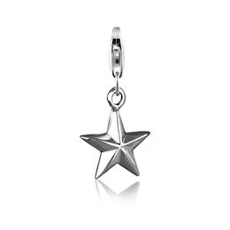 NENALINA Charm-Einhänger Stern-Anhänger Star Party Astro 925 Silber, silberfarben