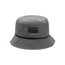 Chillouts Fischerhut Tivoli Hat, mit Logo-Patch, grau