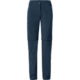 Vaude Outdoorhose Wo Farley Stretch ZO T-Zip Pants II DARK SEA