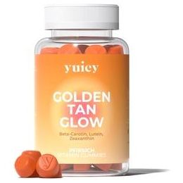 yuicy® Golden Tan Glow Beta-Carotin Gummies Hautvitamine für Bräune 60 St