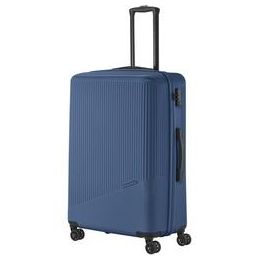 Travelite Reisekoffer Bali Trolley 77 cm 4 Rollen - Blau