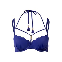 Hunkemöller Hunkemöller Bikinitop Damen Größe 80 indigo