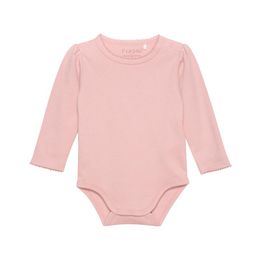 FIXONI® - Langarm-Body SOLID COTTON in misty rose, Gr.80