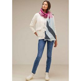 Street One Schal, mit mehrfarbigem Ikat-Muster, bunt