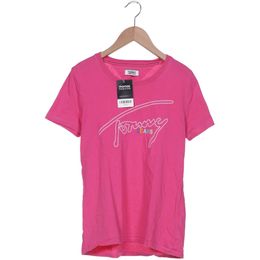 Tommy Jeans Damen T-Shirt, pink, Gr. 36