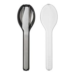 Mepal Besteck-Set 3-tlg Nordic black ELLIPSE