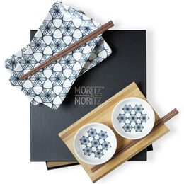 Moritz & Sushi Set 10tlg. Blaue Blumen