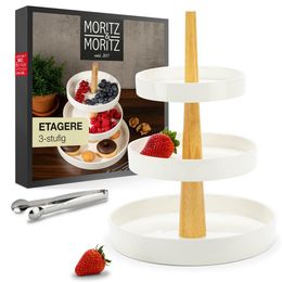 Moritz & Etagere 3-stufig weiß