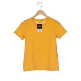 Bershka Damen T-Shirt, gelb, Gr. 36