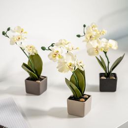 Gärtner Pötschke Kunstpflanze Orchideen im Keramiktopf, 3er-Set