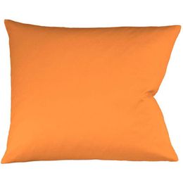 Interlock-Jersey-Kissenbezug uni colours orange 2044 Größe 35x40 cm - Fleuresse