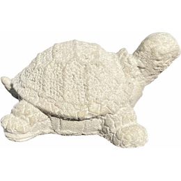 ZGM - Betonfigur Schildkröte baby - handgefertigte Dekoration für Garten und Haus