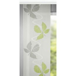 Neusser Collection - Flächenvorhang Blätter grün, 60 x 280 cm Flächenvorhänge