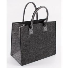 Mojawo Filz Tasche Anthrazit 35x20x30cm-M290786-Anthrazit