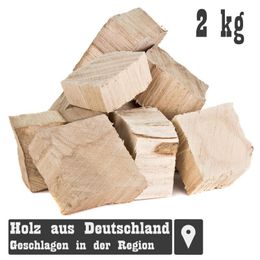 Grillmaster Räucherklötze Smoker Grill Chunks für bbq Buche Räuchern 2 kg xxxl Räucherofen Wood Grillen Smoken Zubehör Smoke Raeuchern Feuerschale Chips