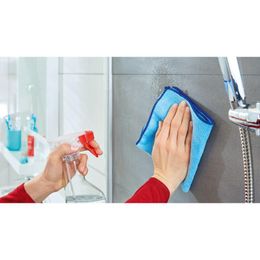 Tesa - Powerstrips® Duschkorb Waterproof Wave groß, weiß - selbstklebender Kunststoff-Organizer für Dusche und Wanne - zur Aufbewahrung von