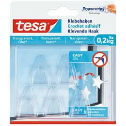 Tesa - Klebehaken Traglast 200 g, 5 Stück Haken, Ösen & Nieten