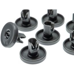8x Korbrolle für Unterkorb Geschirrspüler Durchmesser 40 mm kompatibel mit Ikea, Etna, Faure, Firenzi, Fors, Husqvarna, Ideal, Whirlpool Group - vhbw