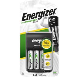 Energizer - Ladegerät Base Charger, inkl. 4 AA-Akkus