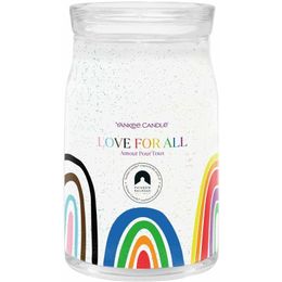 Signature 567g - Love For All (Limited Edition) - Duftkerze großes Glas - yankee candle