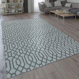 Teppich Wohnzimmer Skandinavischer Stil Modern Grau Beige 60x100 cm - Paco Home