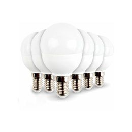 Los mit 6 LED-Lampen E14 Mini Globe 5.5W 470 Lumen Température de Couleur: Blanc neutre 4000K