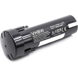 Akku kompatibel mit National 6550-20, EY3652, EY3652DA, EY3652DR, EY503B Elektrowerkzeug (1500 mAh, NiMH, 2,4 v) - vhbw