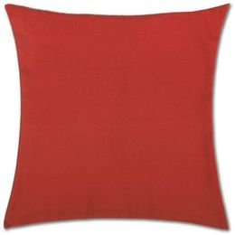 Bestlivings Kissenbezug Rot (40x40 cm) mit verdecktem Reißverschluss - viele Größen und Farben - Rot