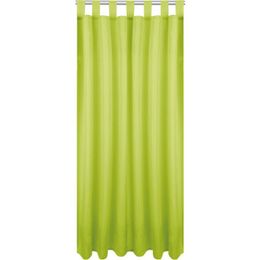 Bestlivings - Blickdichte Grüne Gardine mit Schlaufen in 140x145 cm ( BxL ), in vielen Größen und Farben - Grün