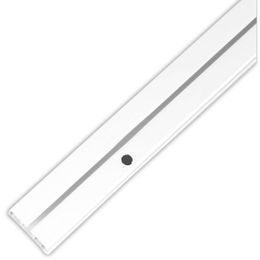 Bestlivings Vorhangschiene, Gardinenschiene 1 Lauf in 90 cm, Innenlaufschienen für Schiebevorhang oder Kräuselband Gardinen, Innenlauf - Weiß