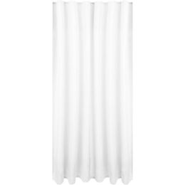 Bestlivings - Blickdichte Weißer Gardine mit Kräuselband in 140x245 cm ( BxL ), in vielen Größen und Farben - Weiß