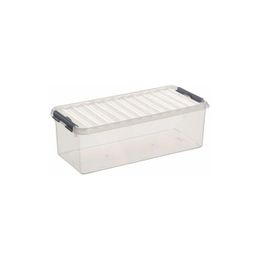 Aufbewahrungsbox Q-Line 9,5L transparent 48,5 x 19 x 14,7 cm Boxen, Körbchen & Kisten - Sunware