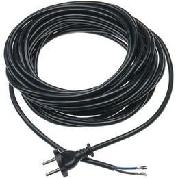 vhbw - Stromkabel kompatibel mit Bosch gas 35, gas 55 Staubsauger - 10 m Kabel 2000 w