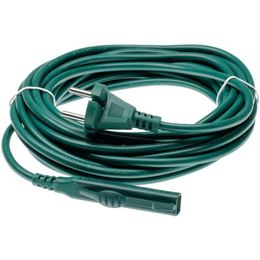 vhbw - Stromkabel kompatibel mit Vorwerk Kobold 140, 150 Staubsauger - 7m Kabel, Anschlusskabel