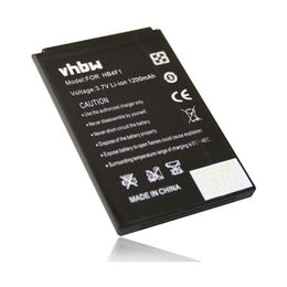 Li-Ion Akku 1200mAh (3.7V) kompatibel mit Smartphone Telefon Handy E-Mobile D25HW, Pocket WiFi Ersatz für LB1500-03. - vhbw