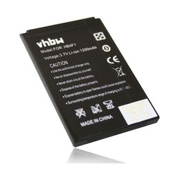 vhbw Li-Ion Akku 1200mAh (3.7V) kompatibel mit Smartphone Telefon Handy Huawei U8800, H, ideos X5 U8800H, M860, P51, T5, T8808D, Titan Ersatz für