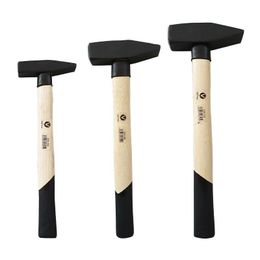 MARKENLOS - Schlosserhammer Hammer Hämmer Stielschutz 300g 800g 1000g 3 tlg Set je 1 Stück