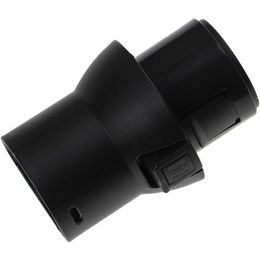 Schlauch-Adapter kompatibel mit Miele Black Pearl, black, black magic Staubsauger, Staubsaugerschlauch - Anschlussadapter, Schwarz - vhbw