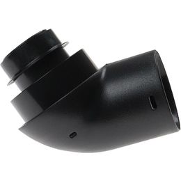 vhbw Schlauch-Adapter kompatibel mit Bosch Idea 12, 10, 11 Staubsauger, Staubsaugerschlauch - Anschlussadapter, Schwarz