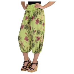 malito more than fashion Haremshose 8938 Aladinhose mit floralem Muster Einheitsgröße