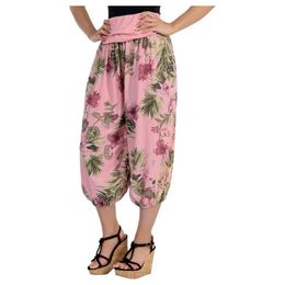 malito more than fashion Haremshose 8938 Aladinhose mit floralem Muster Einheitsgröße