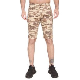 John Kayna Shorts Herren Jeans Kurze Hose Männer Bermudas Camouflage (Kurze Hose Bermudas Sweatpants