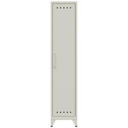 Bisley Stahlschrank Fern Locker FERLOC3S696 verkehrsweiß 38,0 x 51,0 x 180,0 cm, aufgebaut